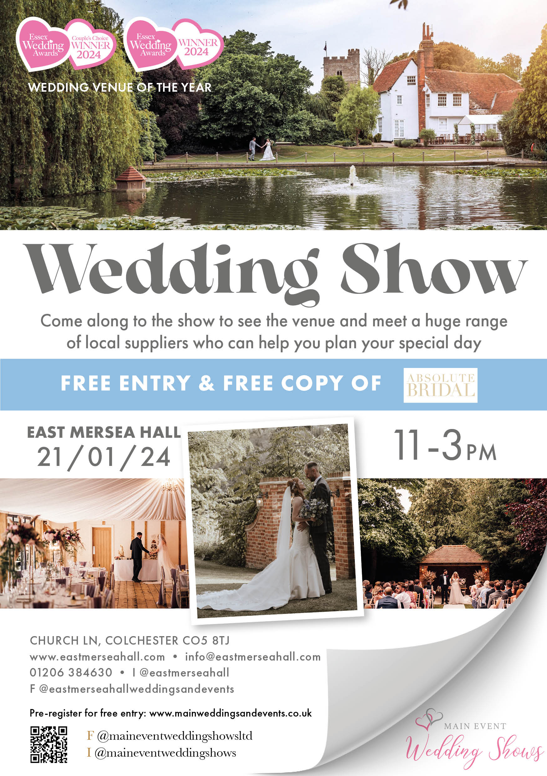 NEXT WEDDING SHOW and OPEN EVENING | East Mersea Hall